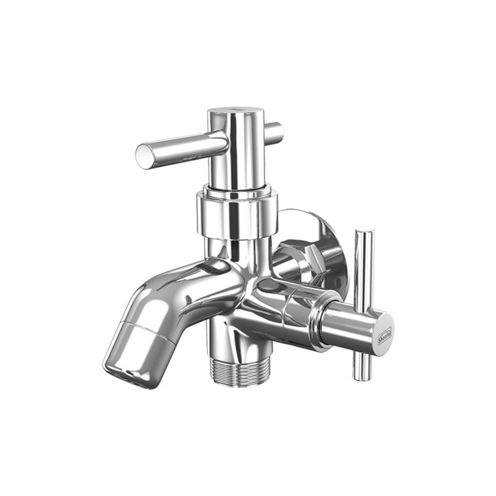 Buy Now Sheetal - Nile Angular Stop Cock 2 In 1 Faucet With Wall Flange ...