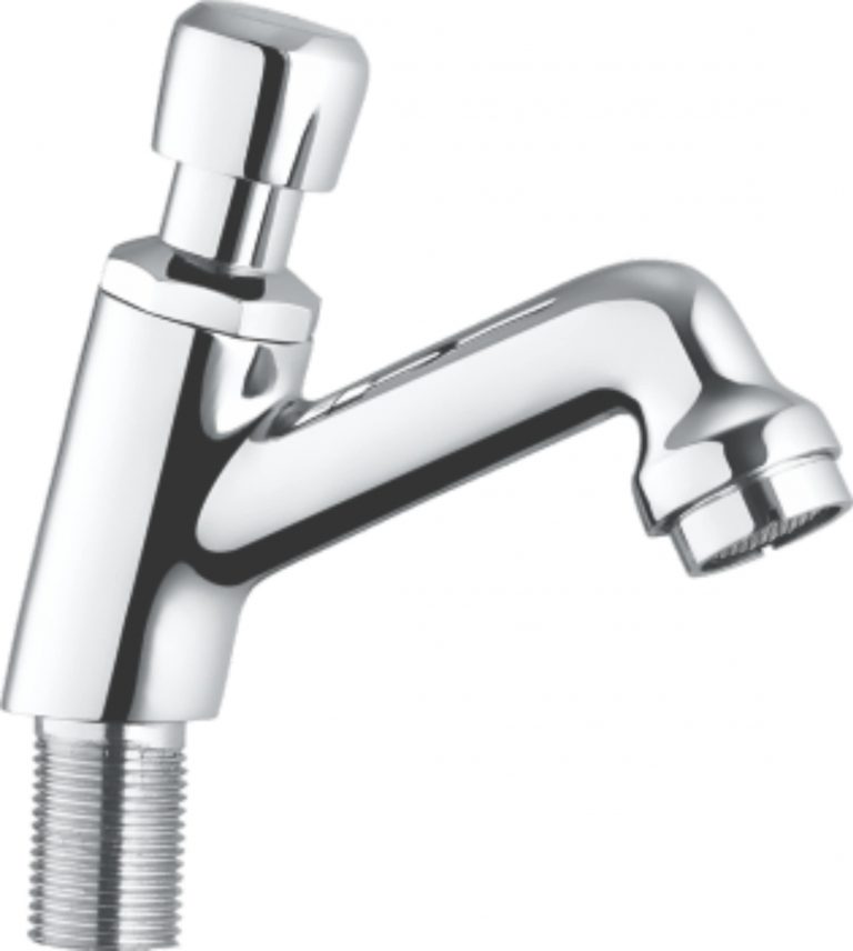Buy Now Sheetal - Pillar Cock Push Type Faucet With Wall Flange in ...